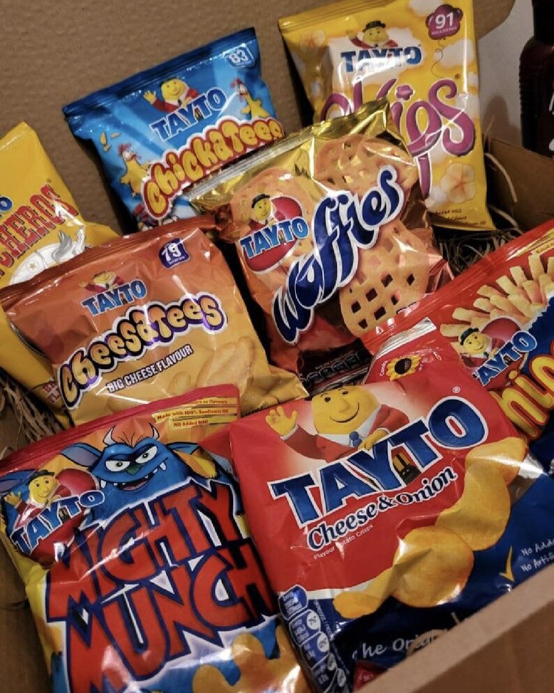 Irish Tayto Surprise Mystery Box Crisps Chips Birthday Him Her Postal ...
