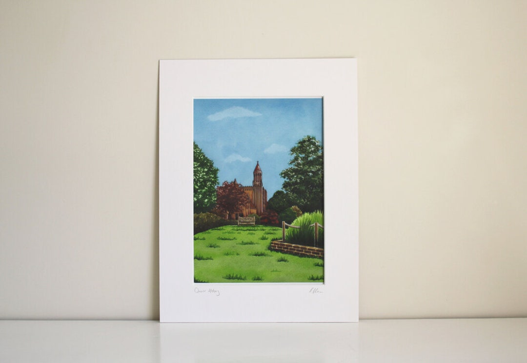 Quarr Abbey, Isle of Wight, Art Print. - Etsy