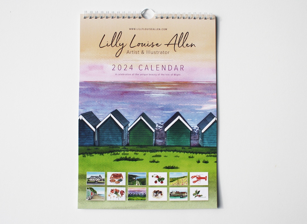 2024 Isle of Wight Calendar - Etsy