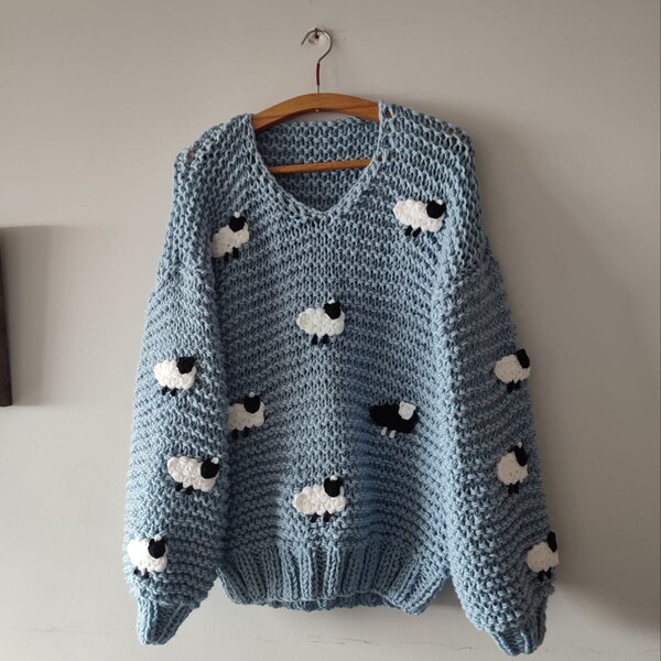 Sheep Sweater - Etsy