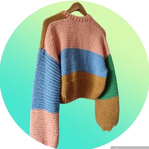 Knitting Easy Pattern, Trendy Cardigan, PDF Document Pattern, Crochet ...