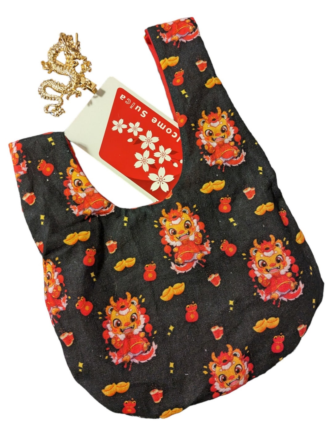 Chinese Lunar New Year Japanese-style Knot Bag Wristlet - Etsy