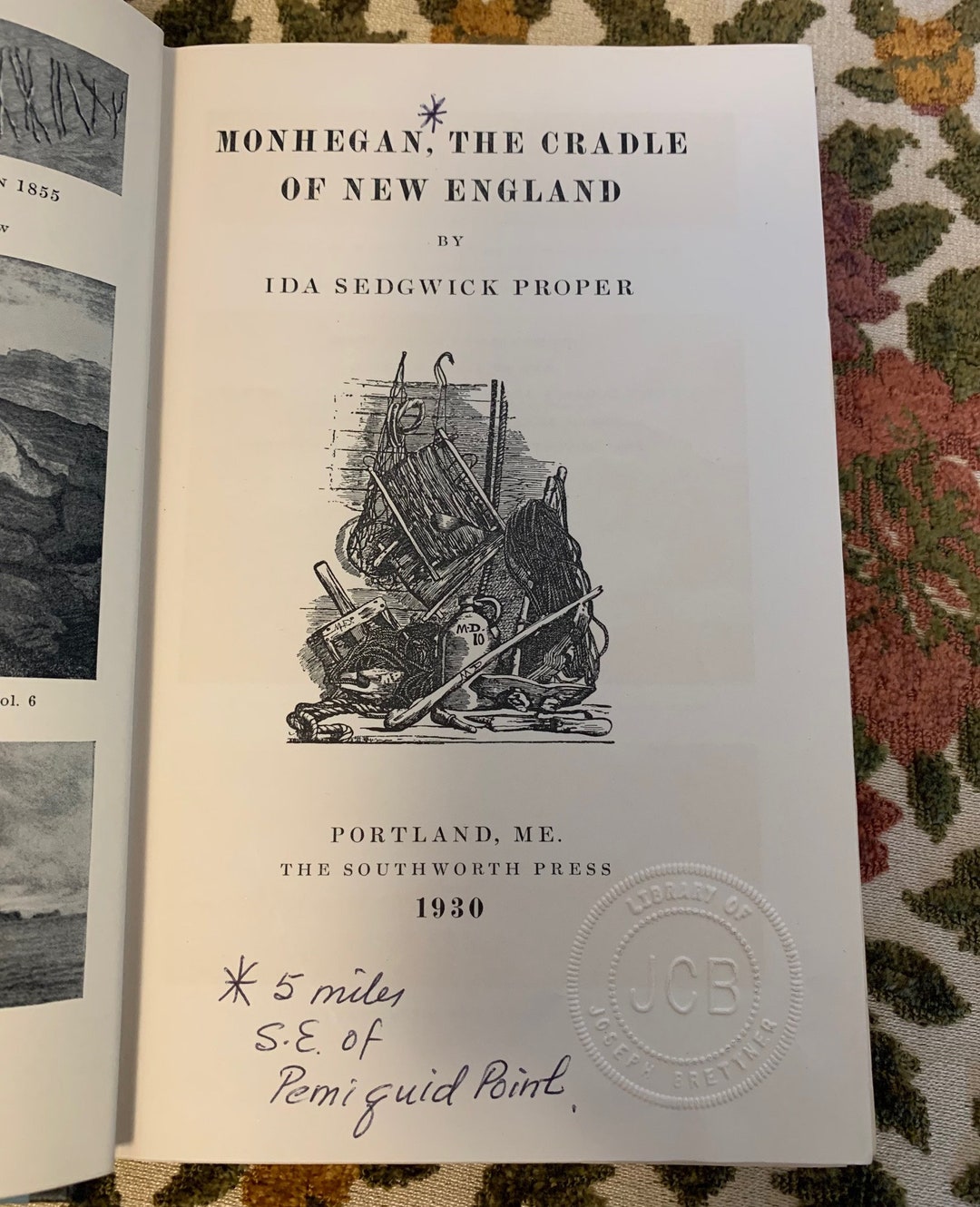 Monhegan the Cradle of New England by Ida Sedgwick Proper 1930 - Etsy