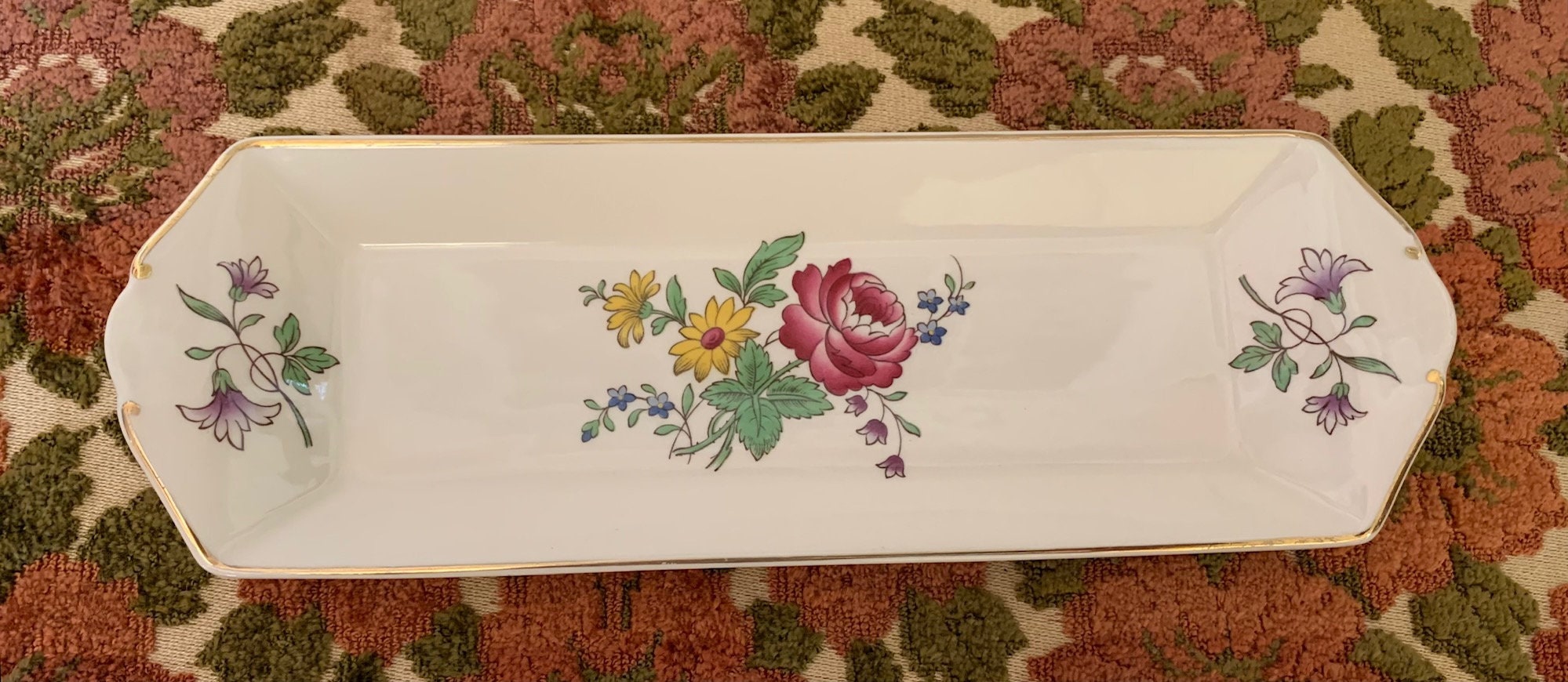 Vintage Spode England Small Tray Choice of Campanula or Gainsborough ...