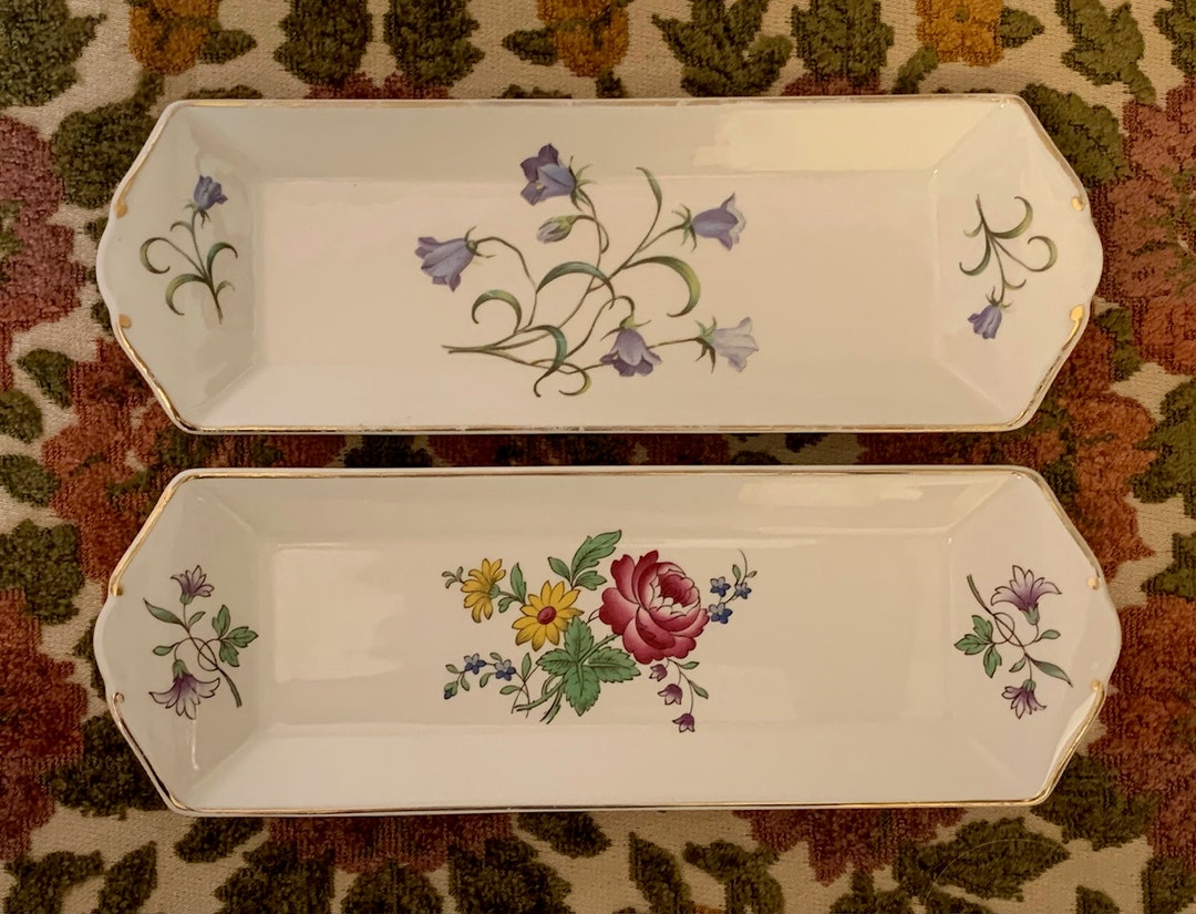 Vintage Spode England Small Tray Choice of Campanula or Gainsborough ...