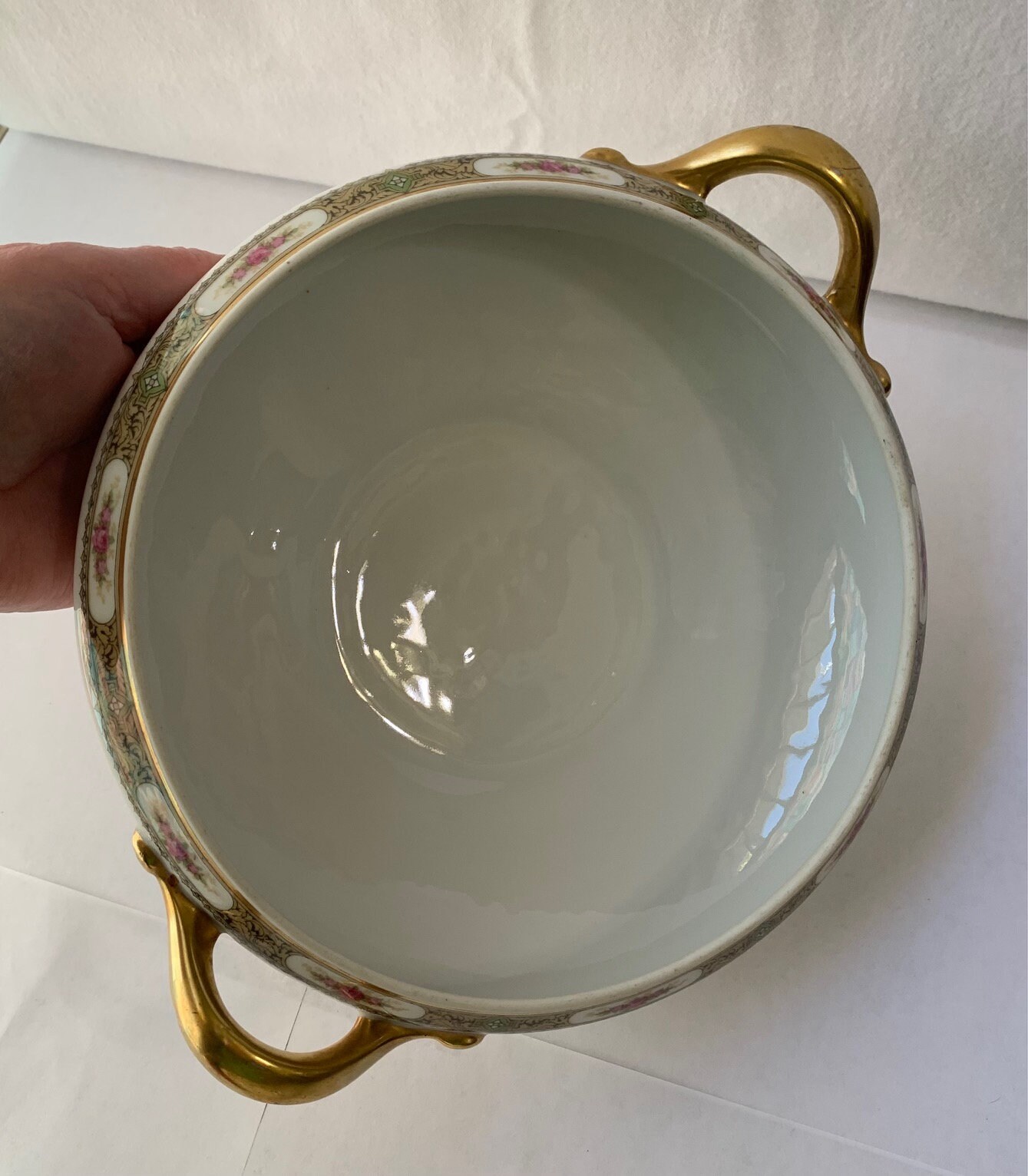 Vintage Vignaud Limoges France Pattern VIG7 Porcelain Covered Casserole ... Vintage Vignaud Limoges France Pattern VIG7 Porcelain Covered Casserole ...