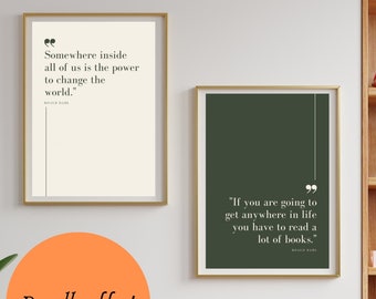 Roald Dahl Quote | Read a Lot of Books Quote Digital Print ...