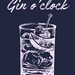 Gin O’clock Cocktail Poster | Instant Download Art for Bar Cart ...