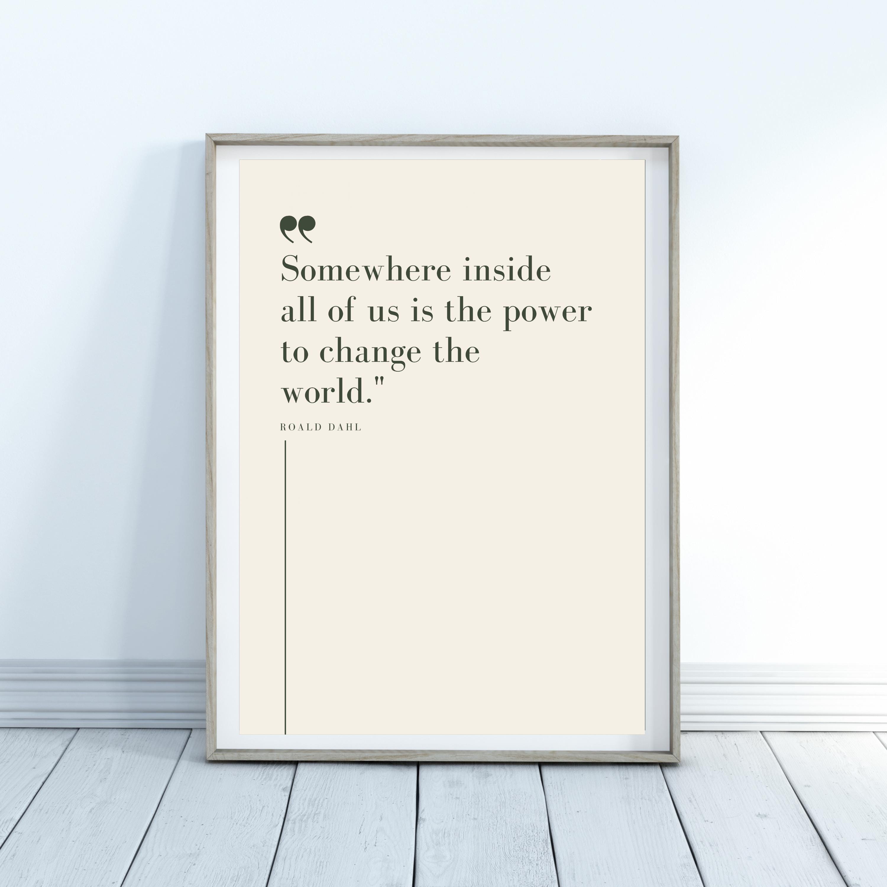 Roald Dahl Quote Bundle Read a Lot of Books Quote Digital Print ...