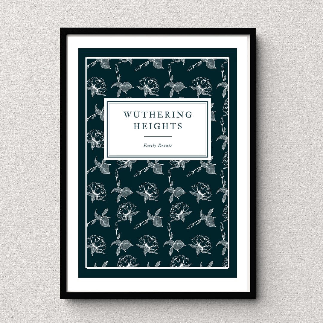 Emily Brontë’s Wuthering Heights Digital Print | Classic Literature ...