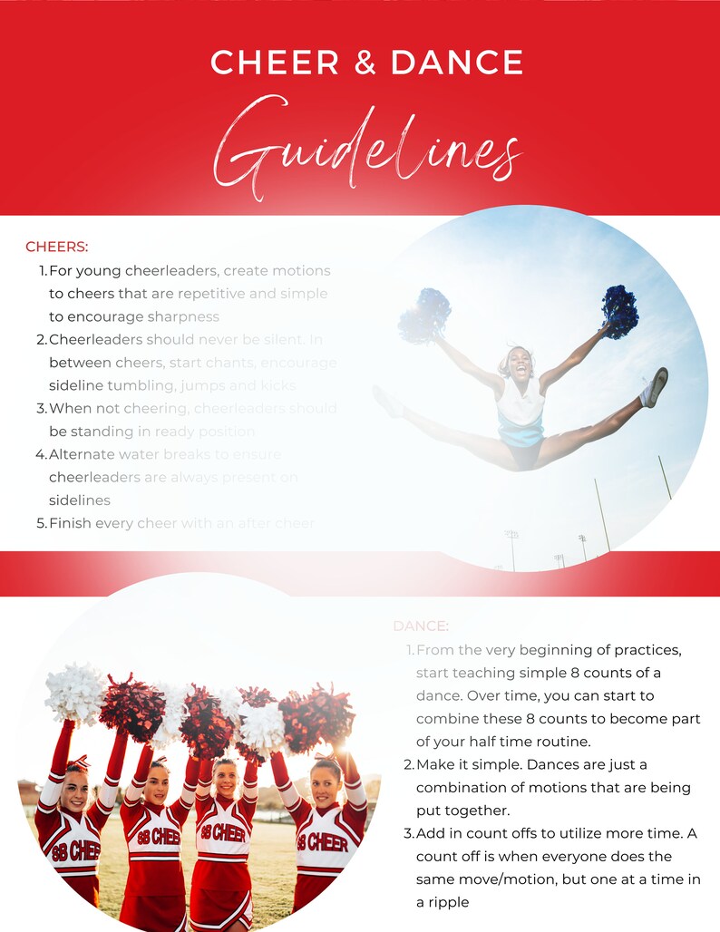 Cheer Basics: A Digital Beginners Guide for New Cheer Coaches - Etsy