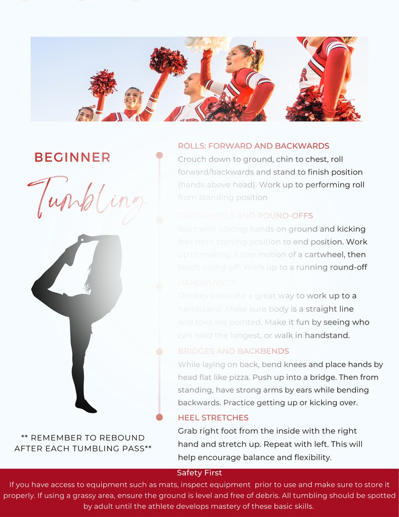 Cheer Basics: A Digital Beginners Guide for New Cheer Coaches - Etsy