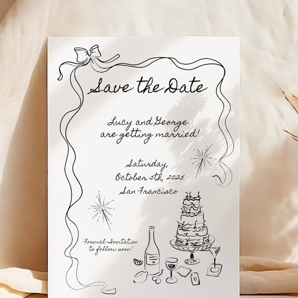 Fun Save the Date - Etsy