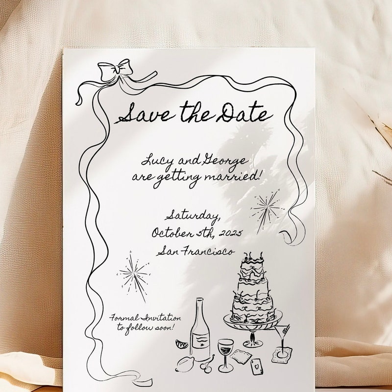 Fun Save the Date - Etsy