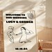 Whimsy Hand Drawn Wedding Welcome Sign Template Wedding Illustrations ...