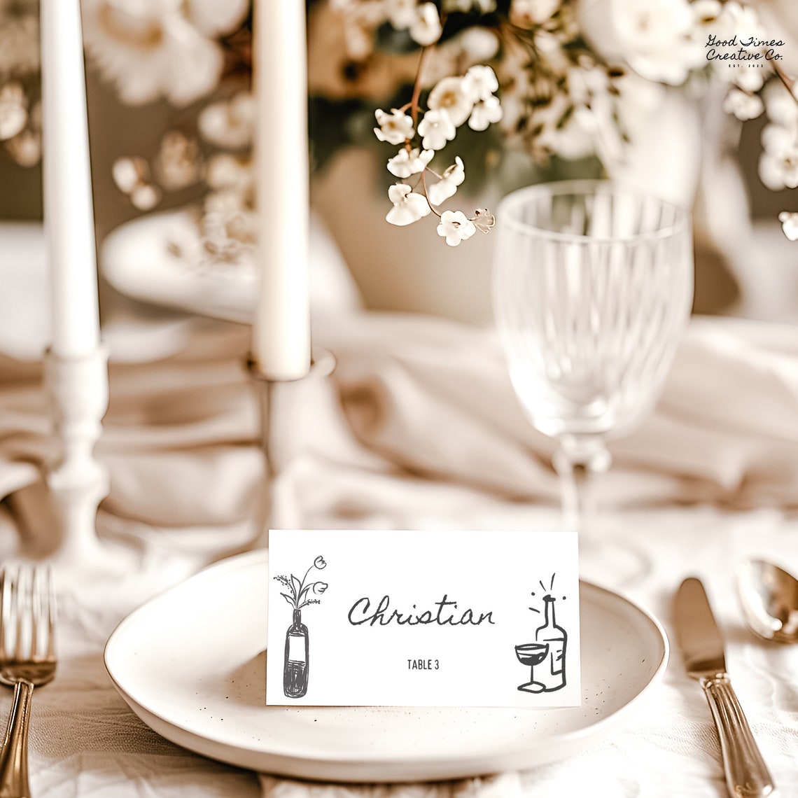 Wedding Place Cards Templates Wedding Place Card Wedding Guest Name ...