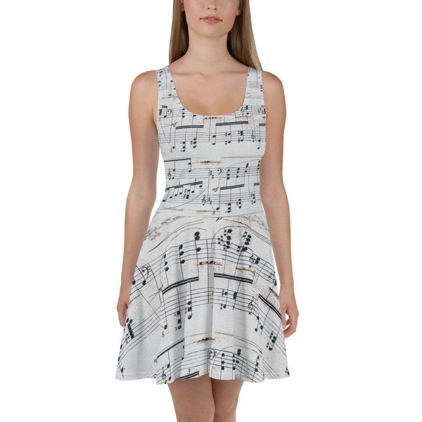 Music Note Dress - Etsy