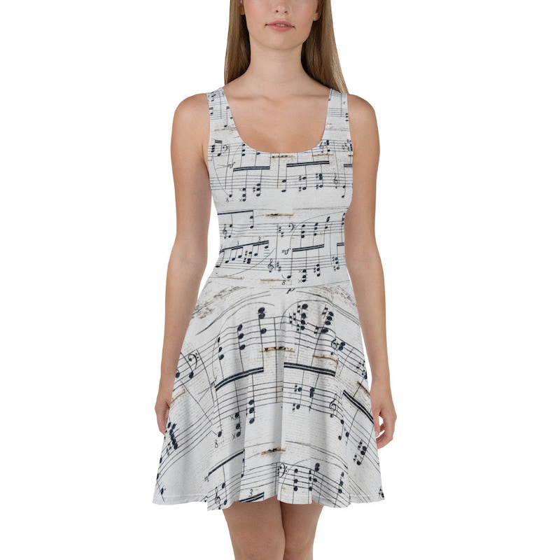 Music Note Dress - Etsy