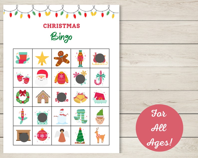 Christmas Scavenger Hunt | Christmas Bingo | Christmas Memory Game ...