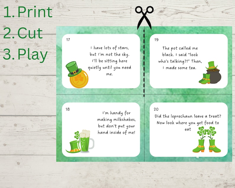 St. Patrick's Day Scavenger Hunt, St. Patrick's Day Treasure Hunt ...