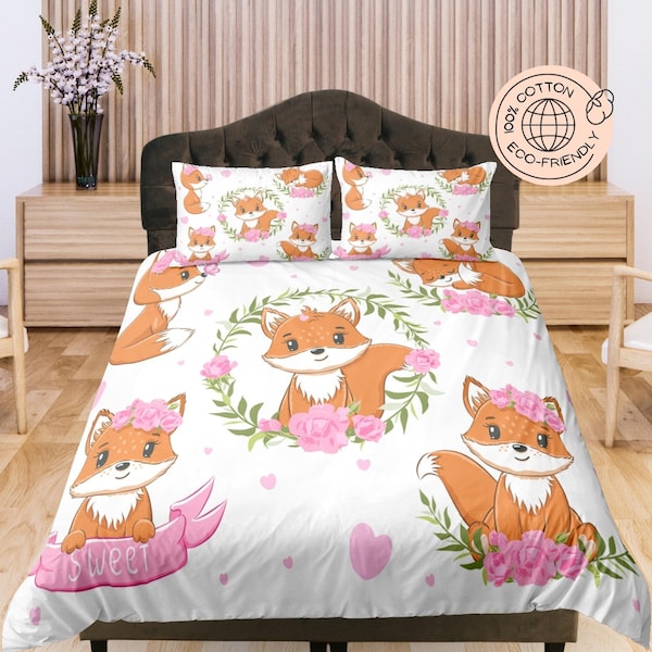 Fox Bedding - Etsy
