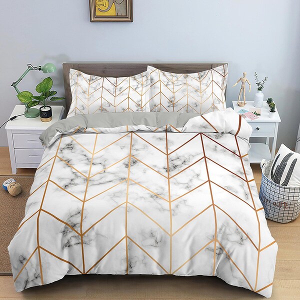 Geometric Bedding - Etsy