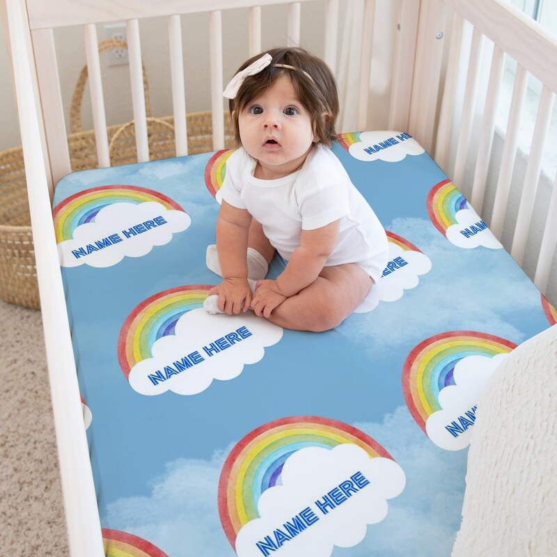 Cloud Crib Sheet - Etsy
