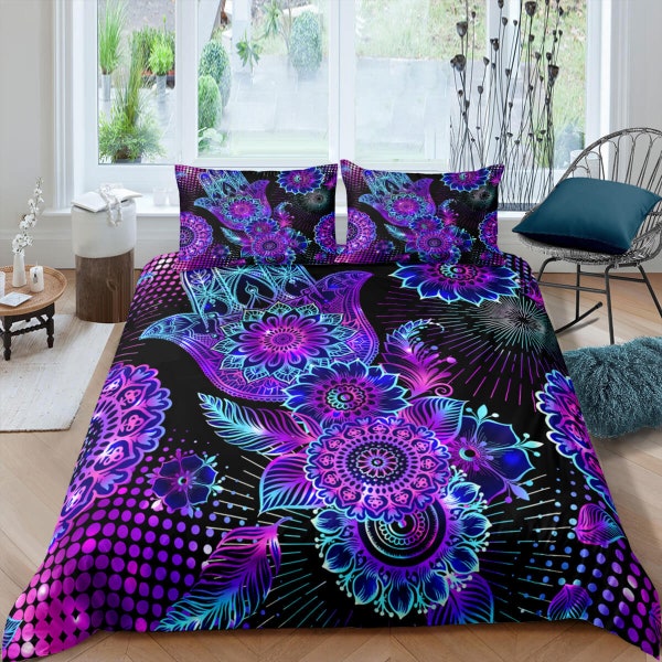 Psychedelic Mandala - Etsy