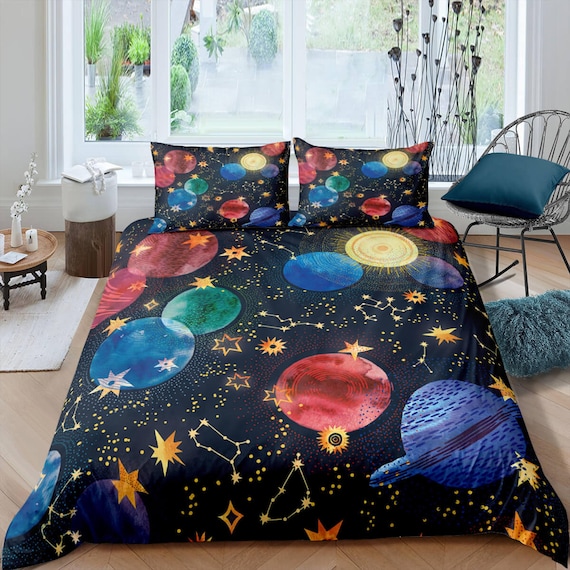 Planets Space Comforter Set
