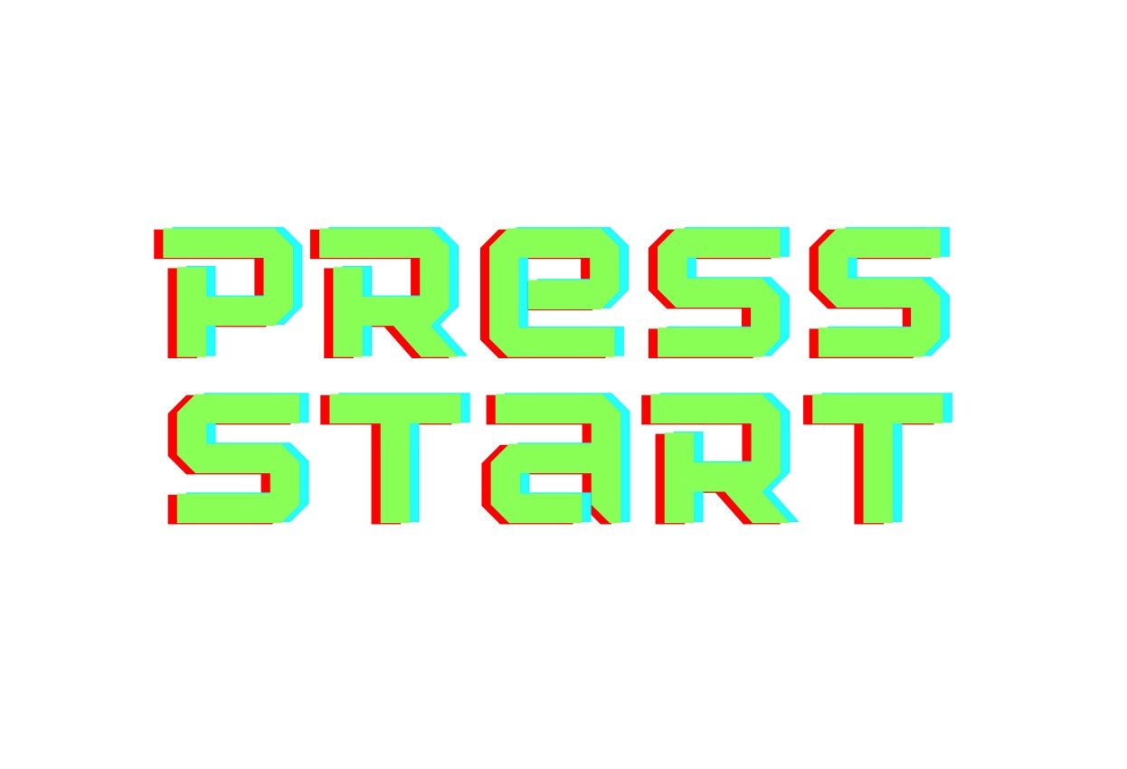 Digital Print: Press Start Gaming Wall Art - Etsy