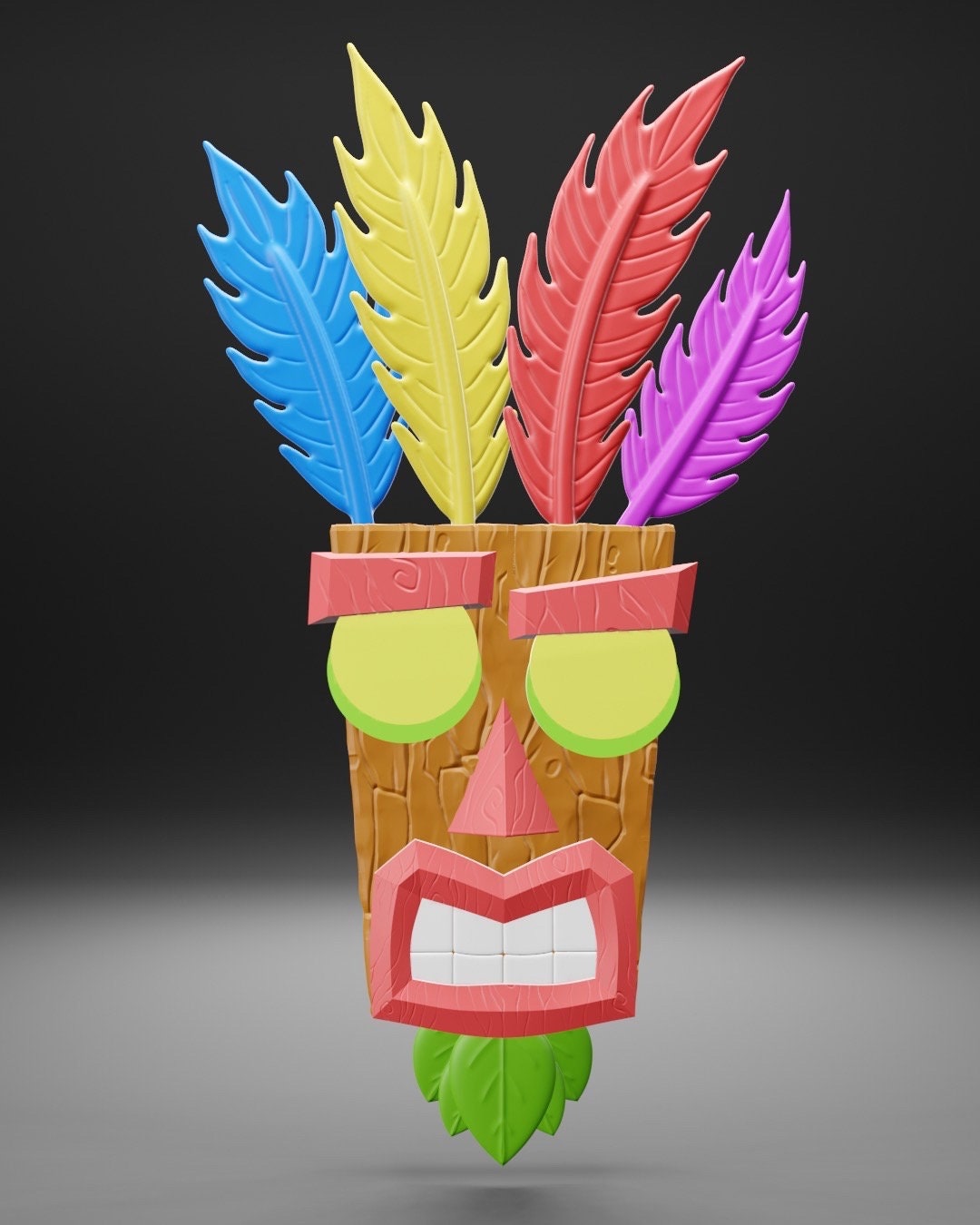 Crash Bandicoot Aku Aku Mask 3D Print Resin Model - Etsy