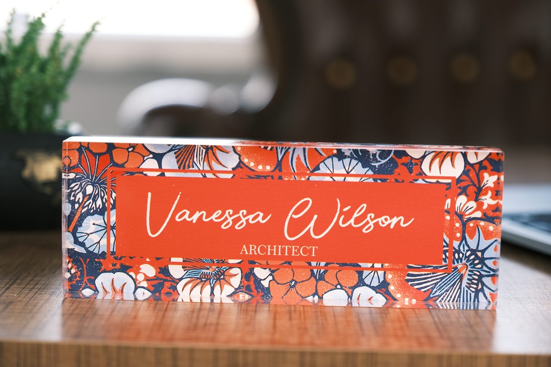 Graduation Gift Name Plate, Custom Engraved Office Sign, Name Plate for ...