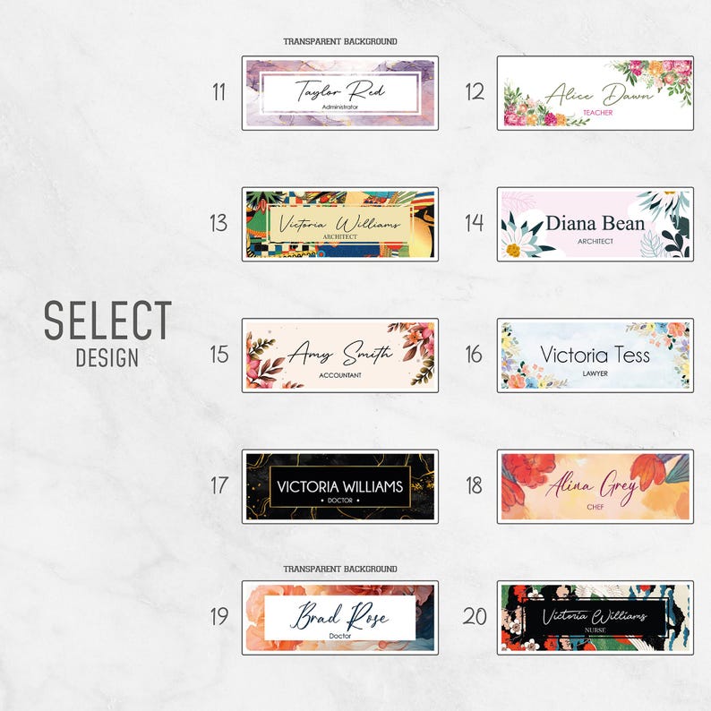 Personalized Acrylic Desk Name Plate: Custom Office Decor, Coworker ...