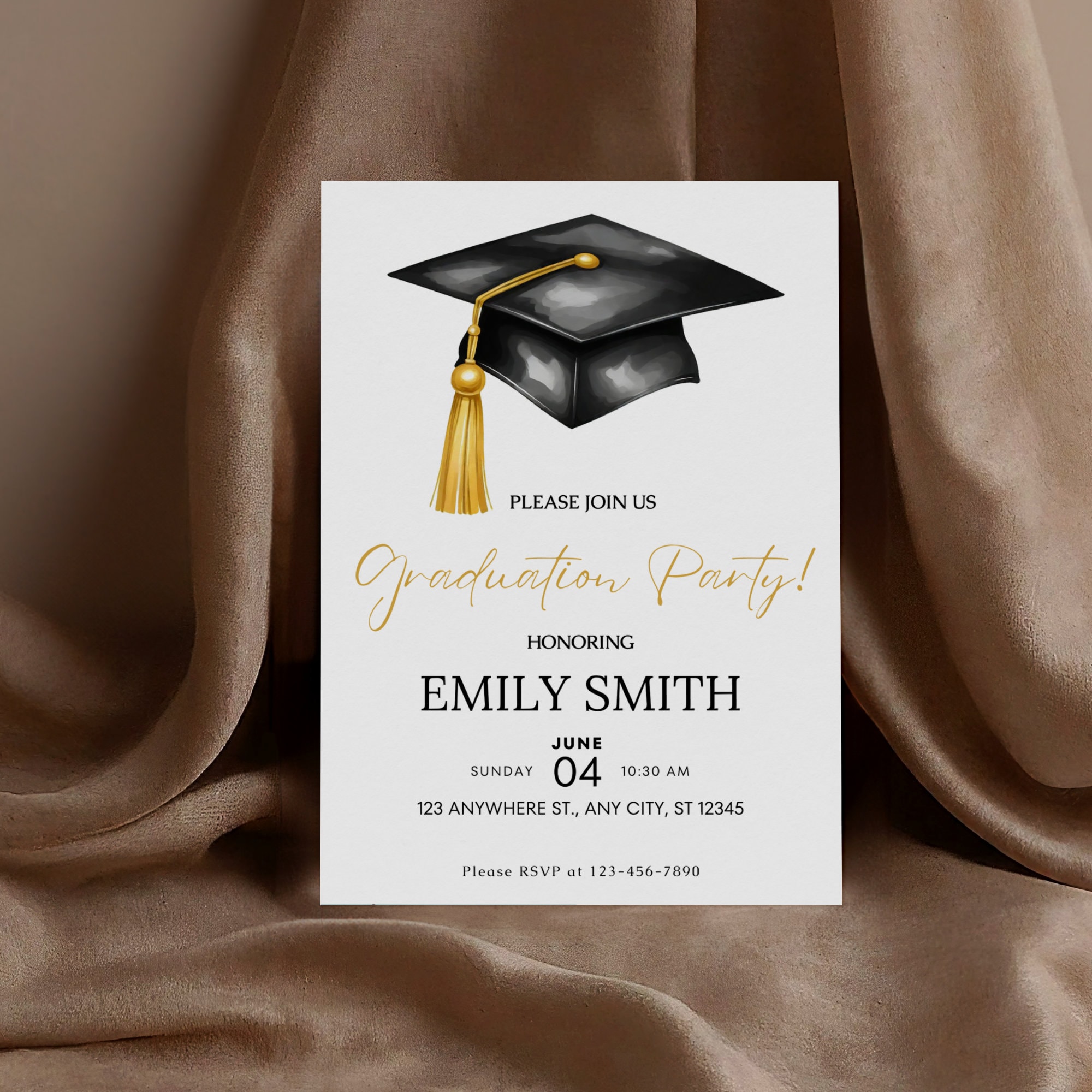 Graduation Invitation Template Graduation Announcement Grdauation Party ...