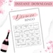 Divorce Bingo Party Game: Fun Printable (PDF) - Etsy