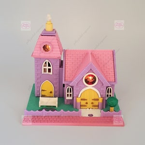 Polly Pocket Wedding Chapel 100% Complete lights Working - Etsy UK