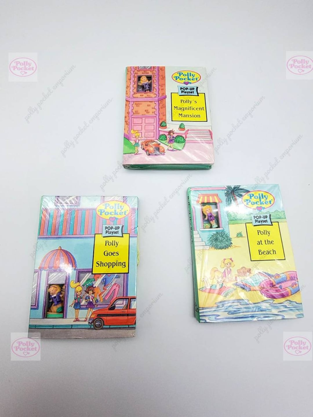 RARE Polly Pocket Pop up Book Sealed in Original Packaging Pick a Polly ...
