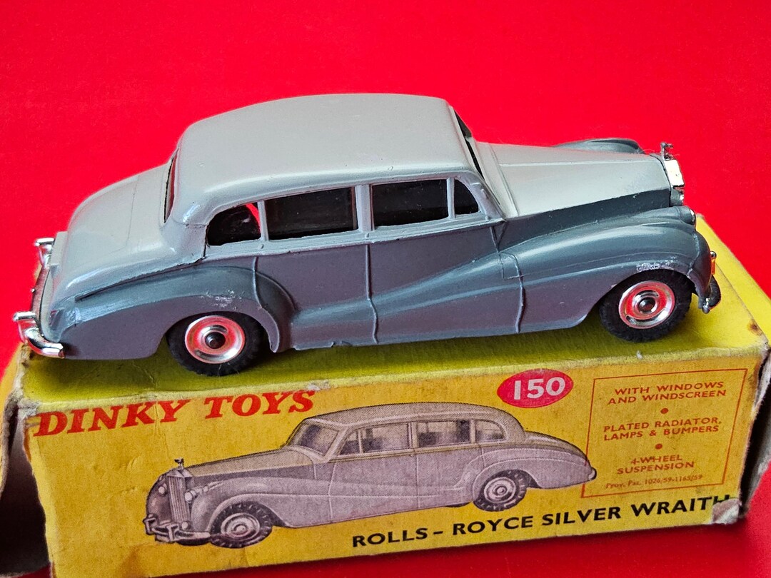 Dinky 150 Rolls Royce Silver Wraith With Box - Etsy