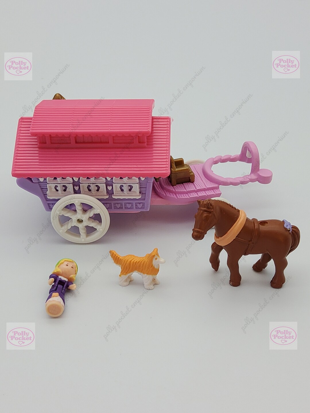 Polly Pocket Circus Wagon 100% Complete - Etsy