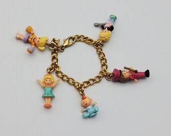 Polly Pocket Midge's Bedtime Ring Case With Ring Sterling Silver Locket ...