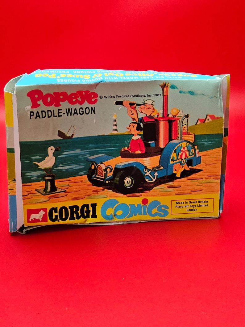 Corgi Popeye Car With Reproduction Box - Etsy