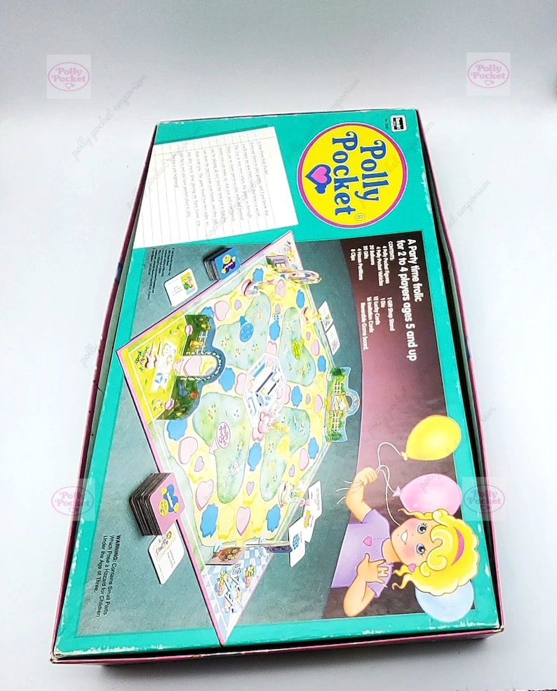 Polly Pocket Party Game 100% Complete - Etsy
