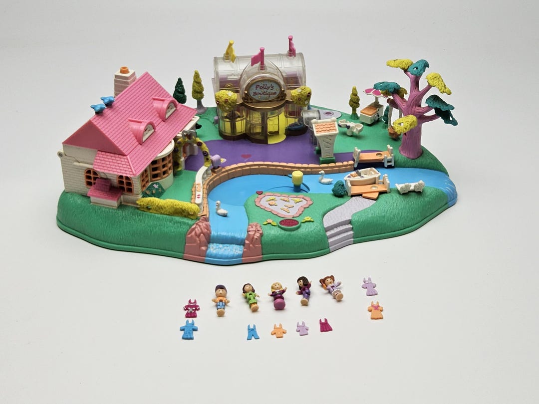 Polly Pocket Magical Movin Pollyville 100% Complete and Working - Etsy