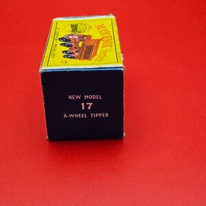 Matchbox Number 17 8 Wheel Tipper Hoveringhams Lorry With Original Box ...
