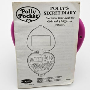ULTRA RARE Polly Pocket Secret Diary 100% Complete With Instruction ...