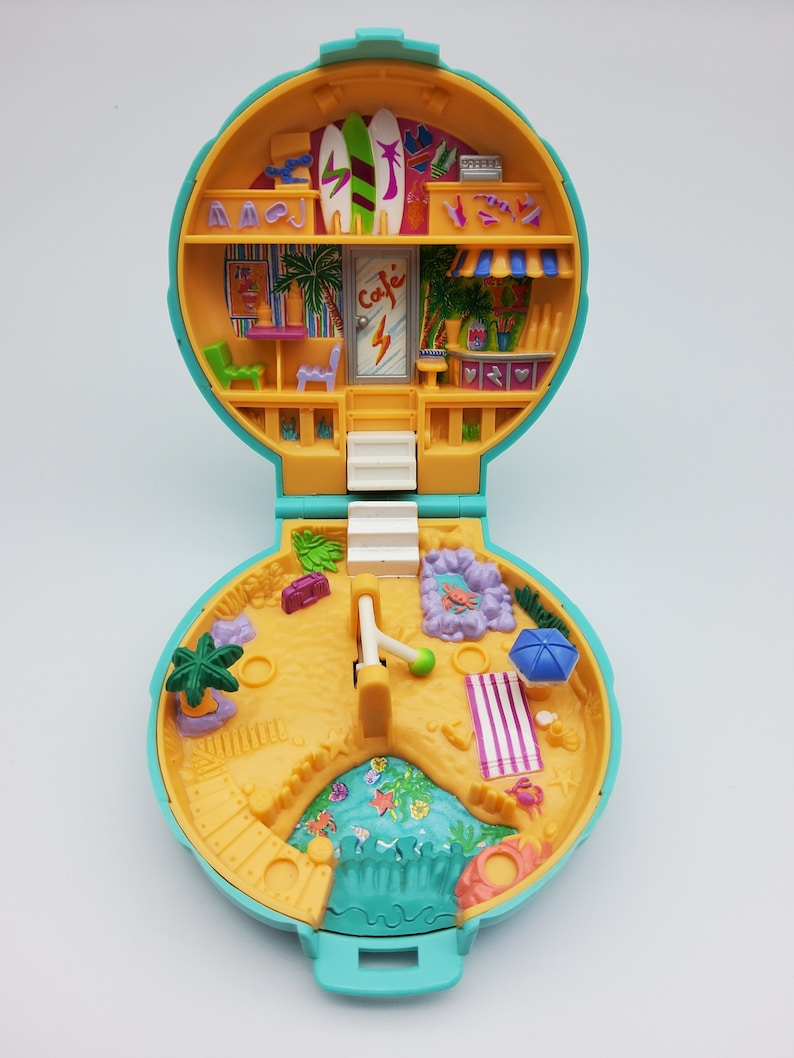 RARE Polly Pocket Beach Party Compact 100% Complete - Etsy