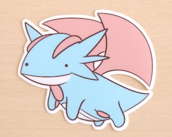 Ditto Vaporeon Vinyl Sticker Pokemon Waterproof - Etsy