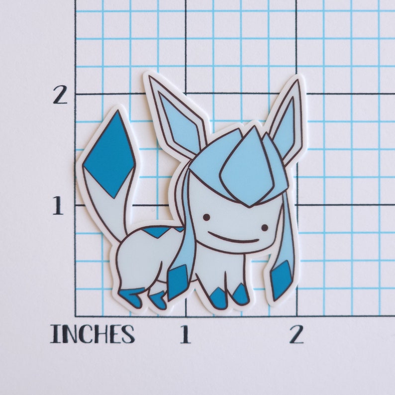 Ditto Eeveelution Sticker Set | Vinyl | Pokemon | Waterproof - Etsy