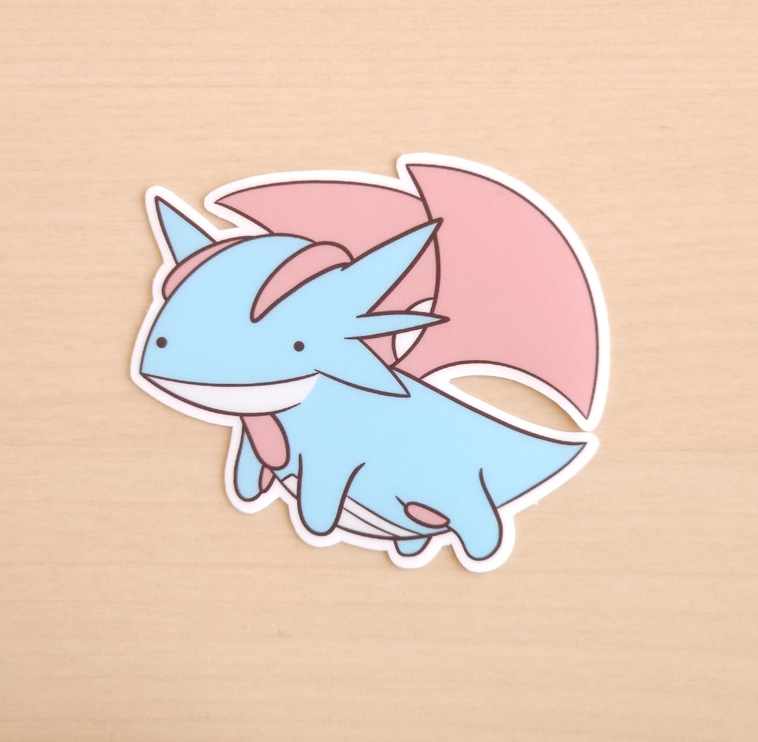Ditto Salamence Vinyl Sticker | Pokemon | Waterproof - Etsy