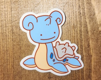 Ditto Dragonite Vinyl Sticker Pokemon Waterproof - Etsy